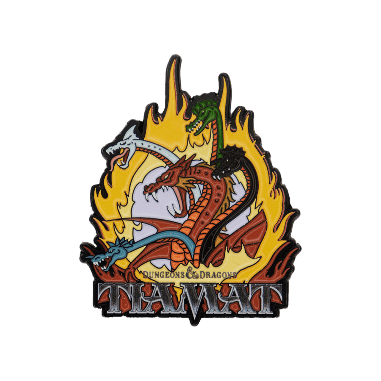 Tiamat Dungeons & Dragons The Cartoon 40th Anniversary Pin Badge | Pin ...
