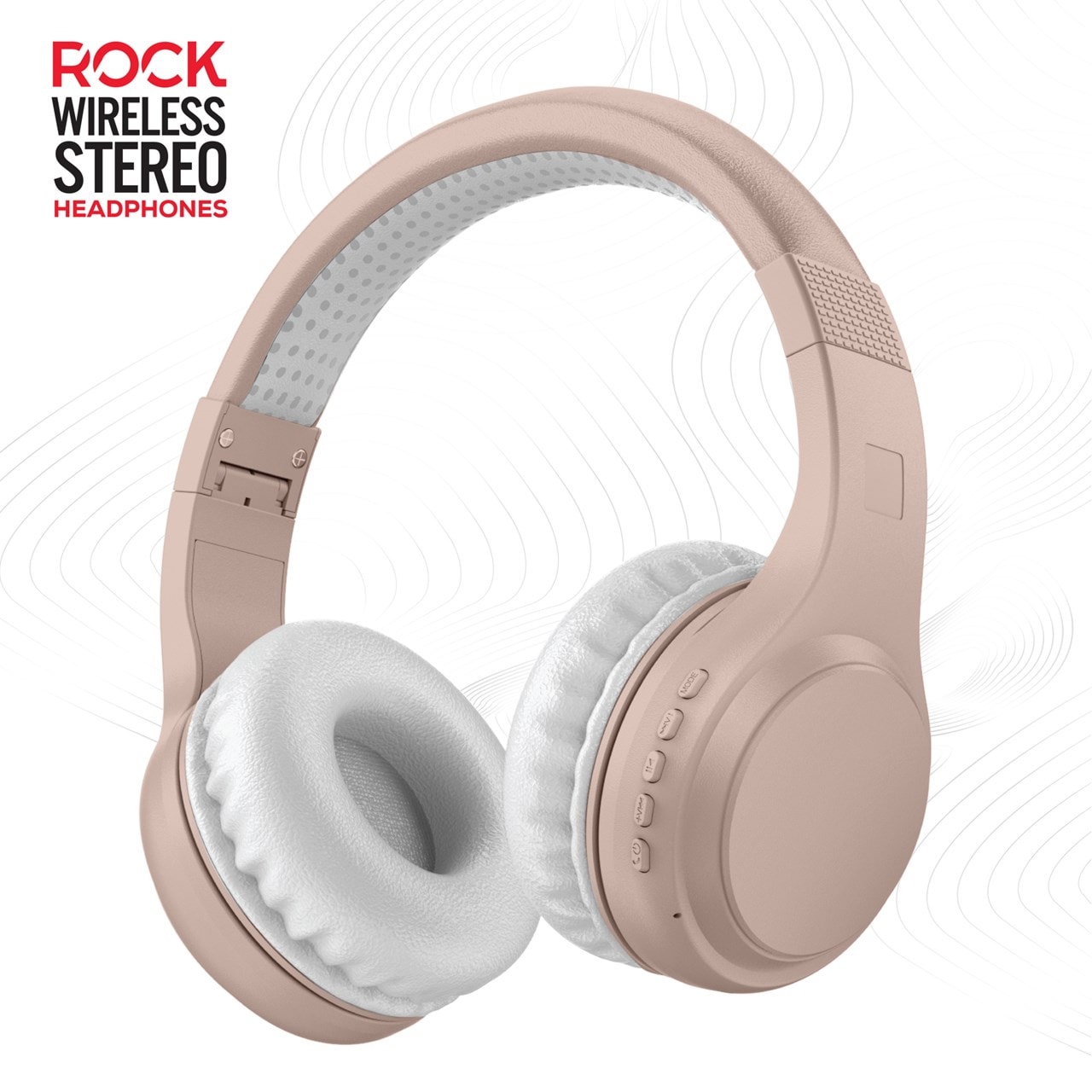 Rock BT On-Ear Rose Gold Bluetooth Headphones | Headphones | Free ...