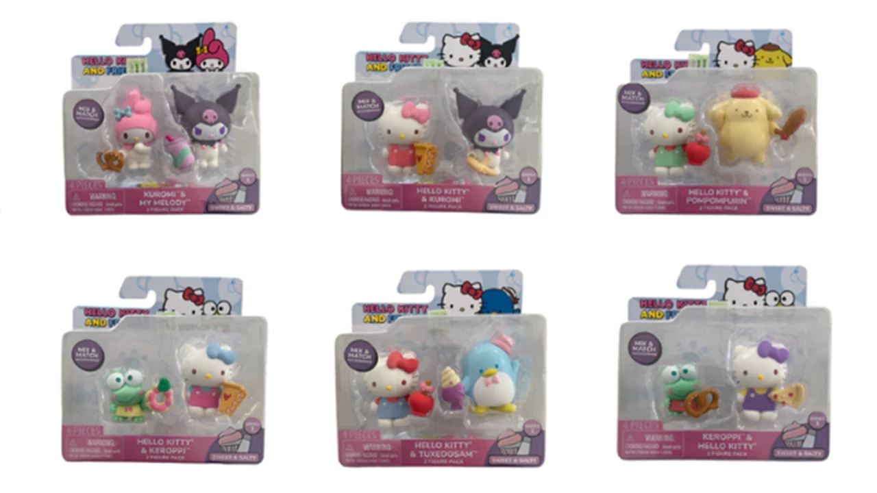 Hello Kitty & Friends 2 Pack Figures Assortment | Figures | Free ...