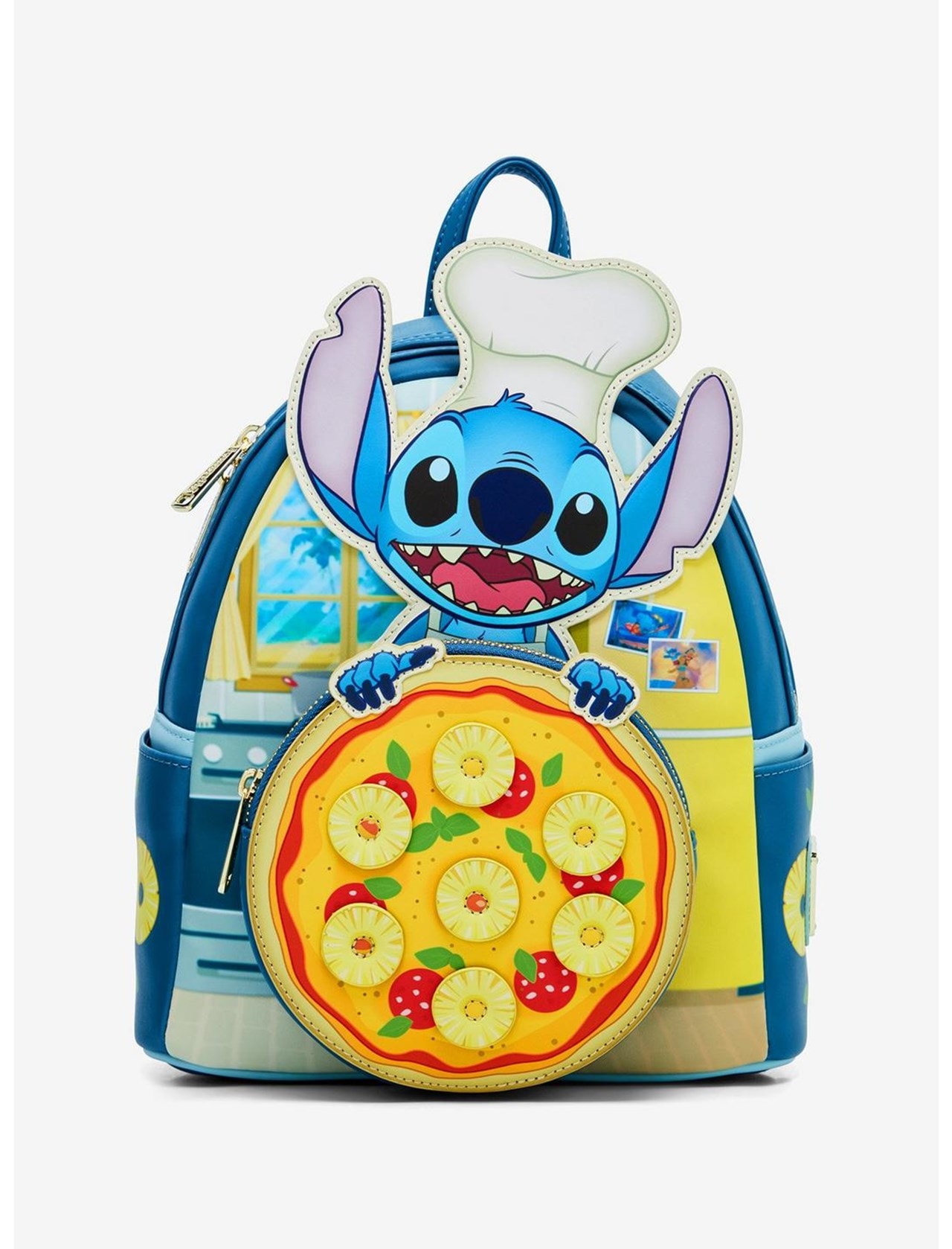 Stitch Pineapple Pizza Mini Backpack hmv Exclusive Loungefly | Backpack ...