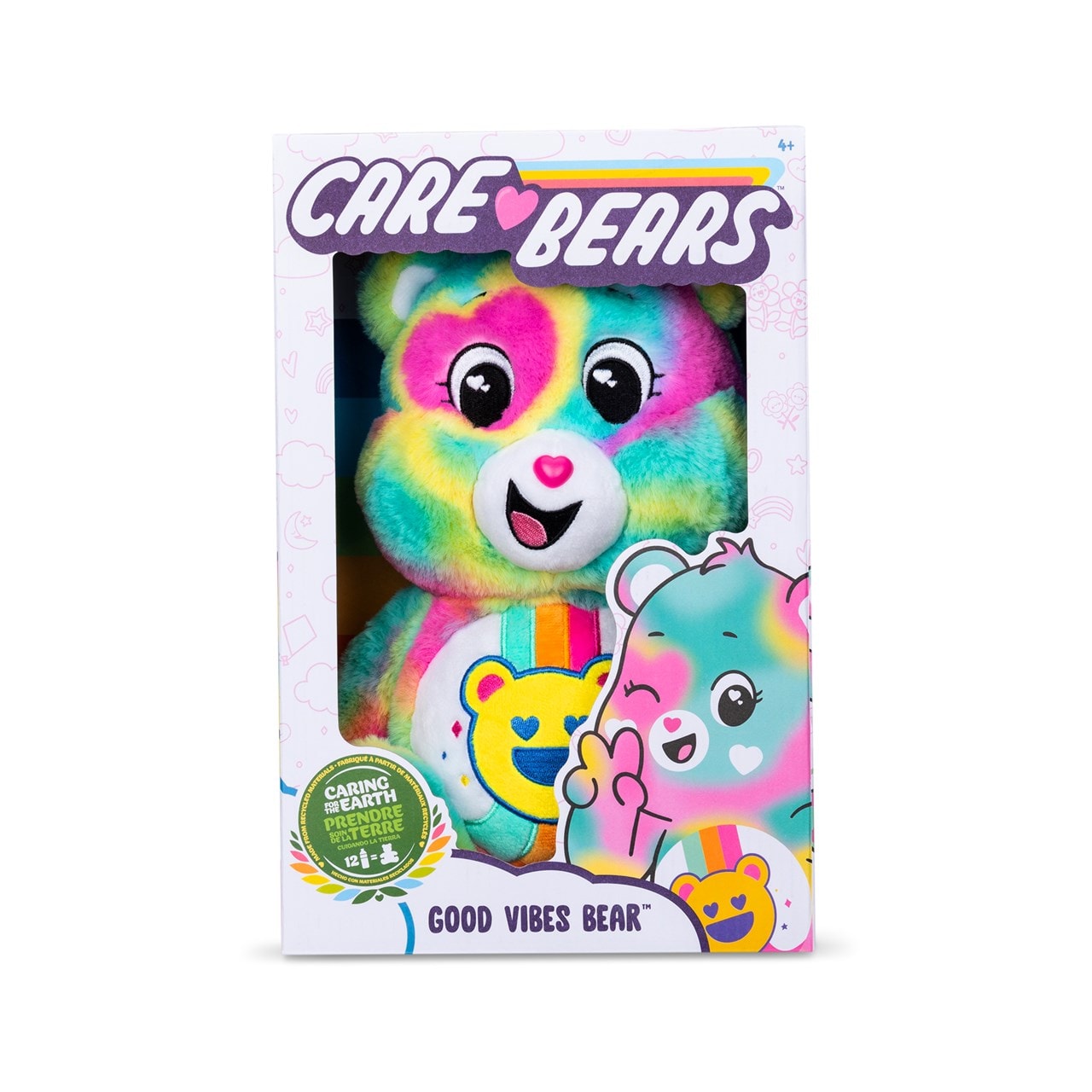 Good Vibes Bear Eco Friendly Care Bears Medium Plush | Plush | Free shipping over £20 | HMV Store