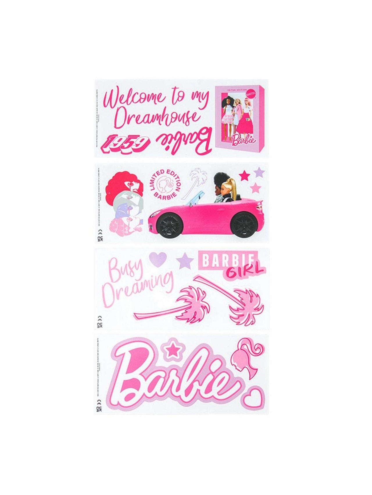 Barbie Room Sign Set | Homeware | Free shipping over £20 | HMV Store