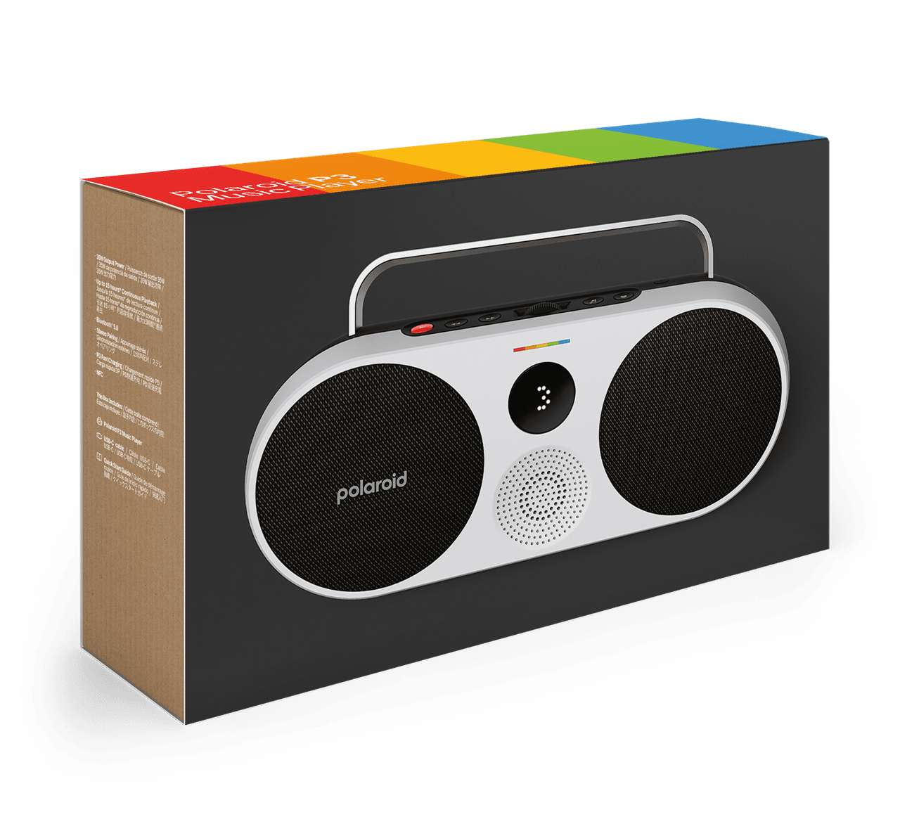 Polaroid Player 3 Black Bluetooth Speaker | Bluetooth Speakers | Free ...