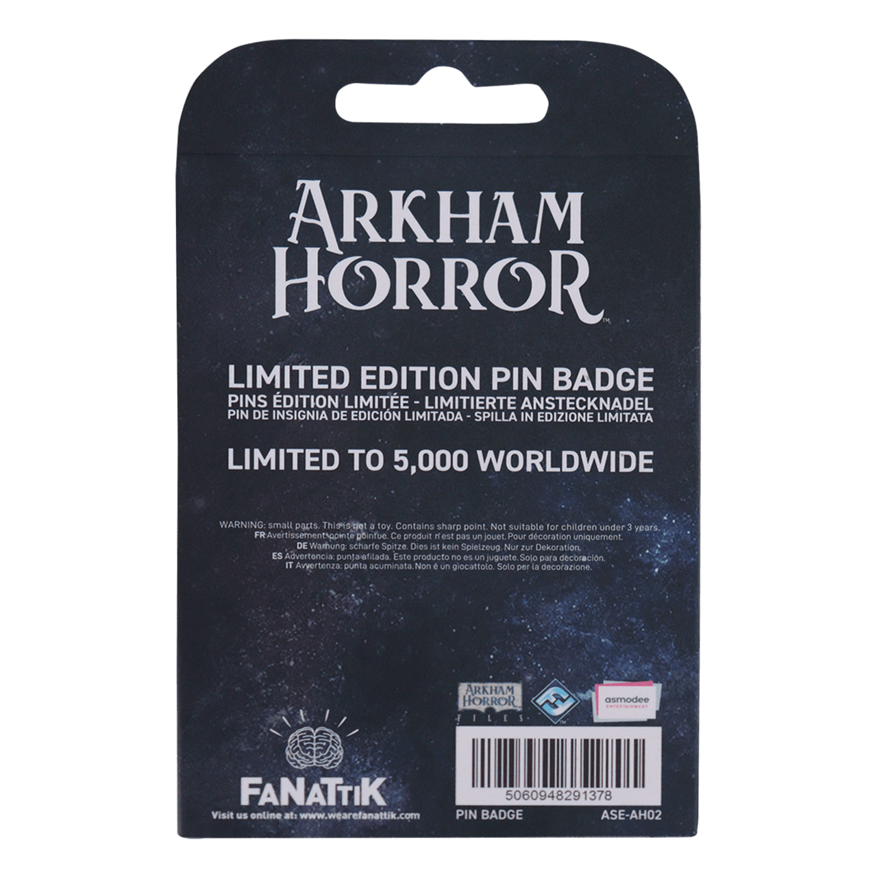Lead Investigator Limited Edition: Arkham Horror Pin Badge | Pin Badge ...