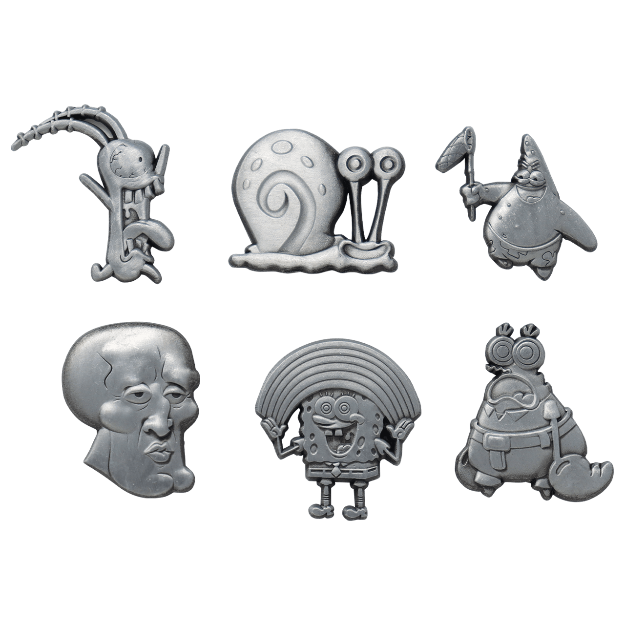 SpongeBob Squarepants: Limited Edition Pin Badge Set (6 Included) | HMV ...