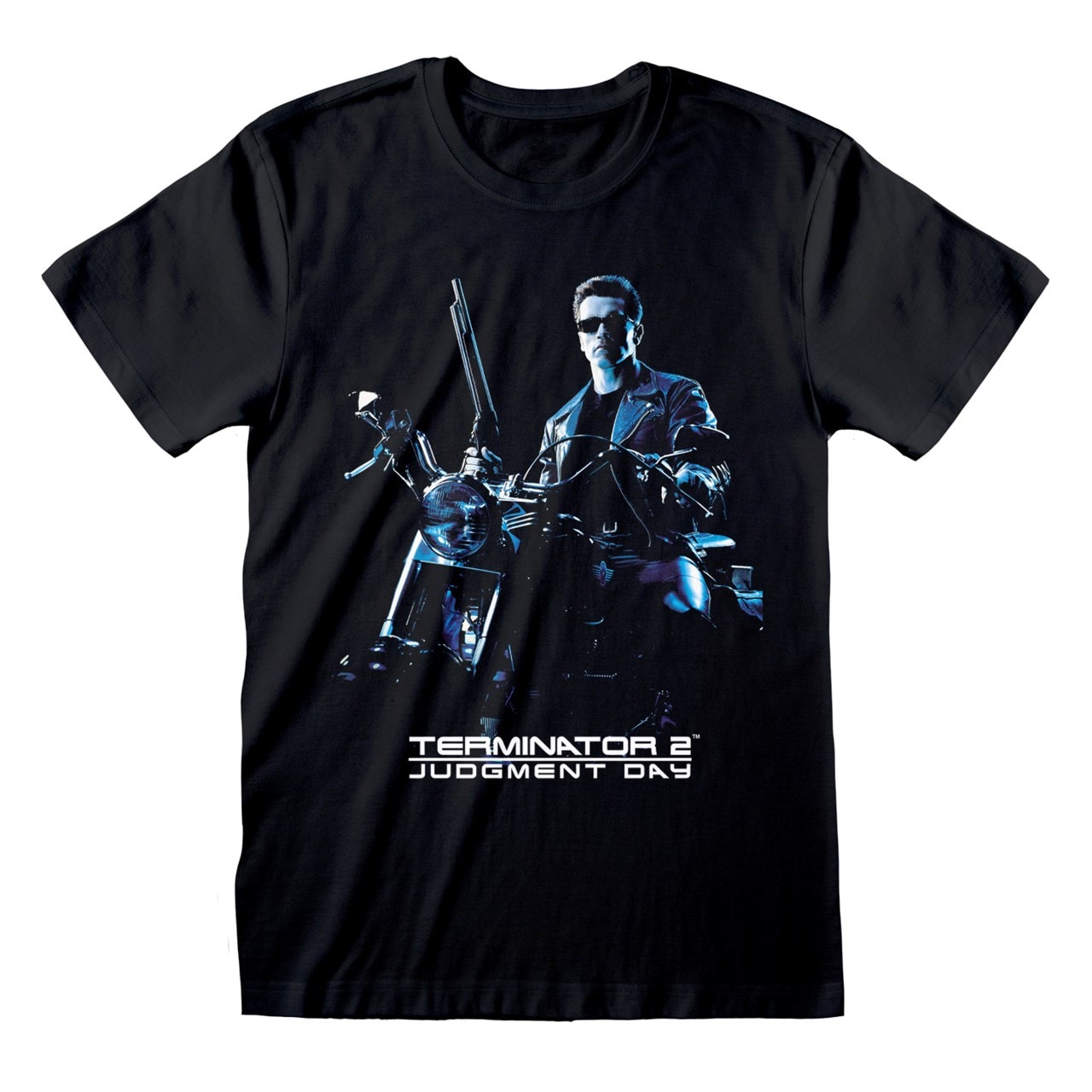Bike Pose Terminator 2 Black Tee | T-Shirt | Free shipping over £20 | HMV Store