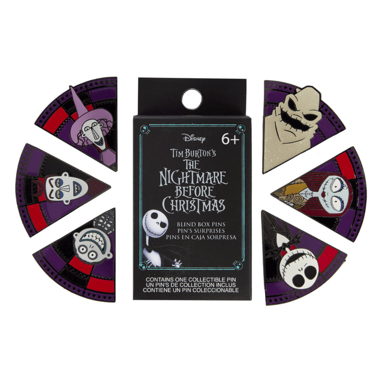 Oogie Boogie Wheel Nightmare Before Christmas Loungefly Blind Box Pins ...