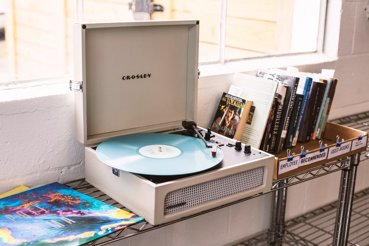 Crosley Voyager Dune Bluetooth Record Player | Turntables | Free shipping over £20 | HMV Store