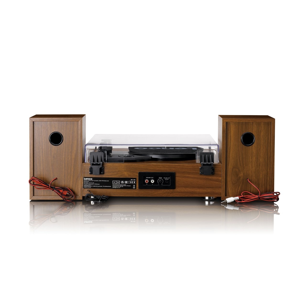 Lenco MC-160 Bluetooth Turntable & Speakers W/ DAB+/FM Radio | HMV Store