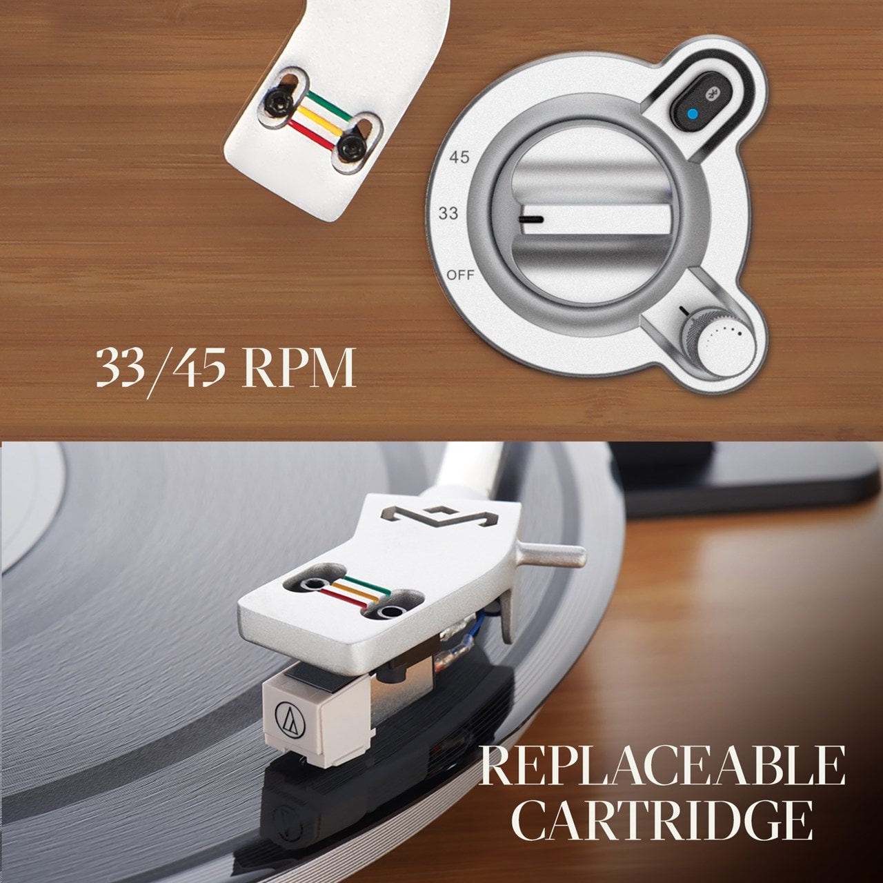 House Of Marley Simmer Down Wireless Bluetooth Turntable (hmv exclusive ...