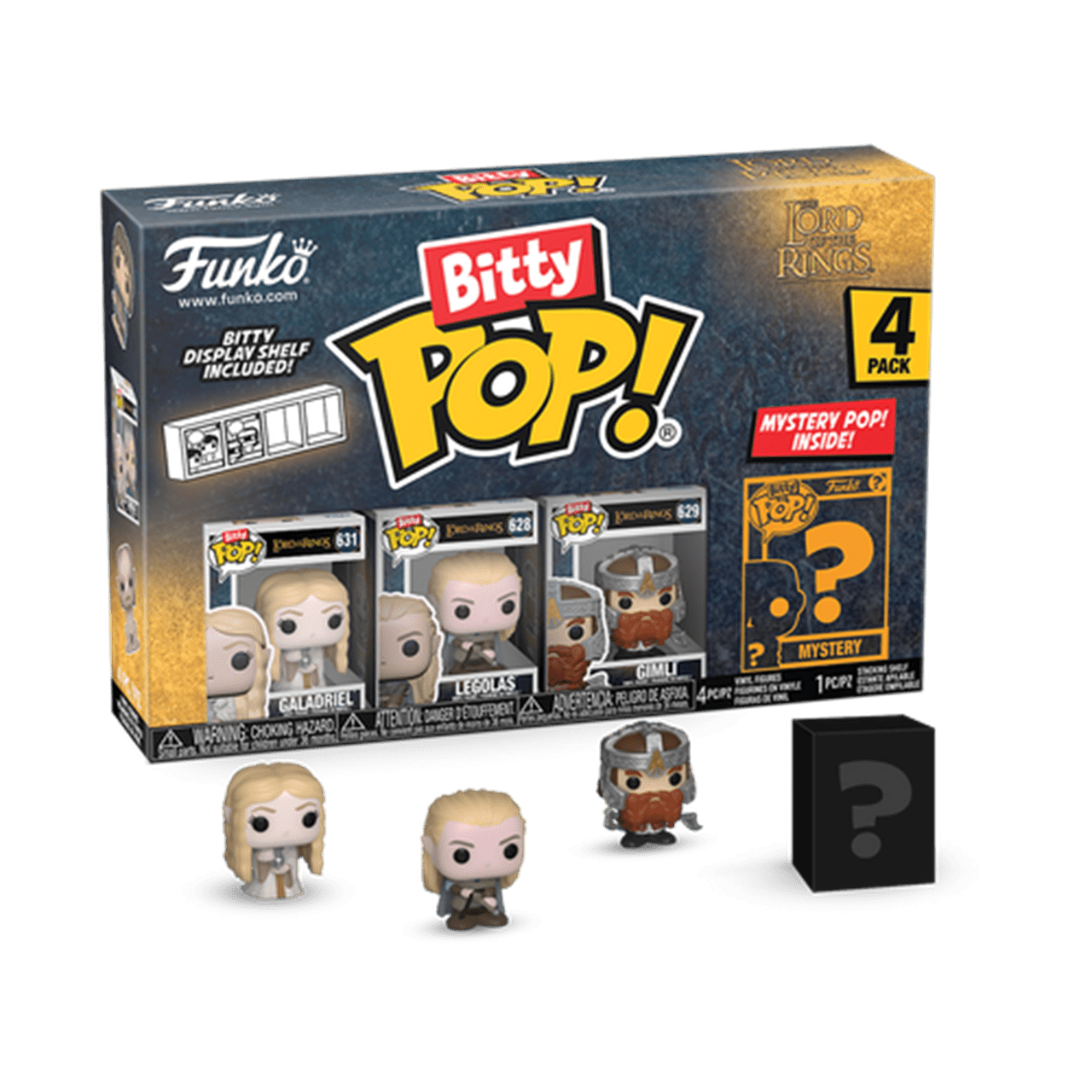 Galadriel Lord Of The Rings Bitty Pop 4 Pack | Pop Viny | Free shipping over £20 | HMV Store