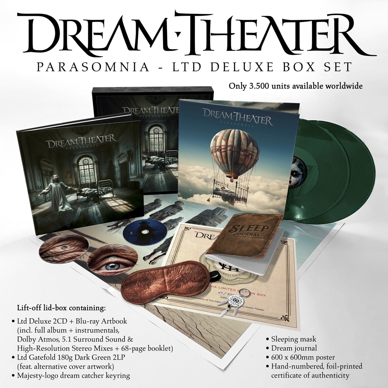 PARASOMNIA - Limited Edition Deluxe 2LP + 2CD + Blu-Ray Box Set | Vinyl ...