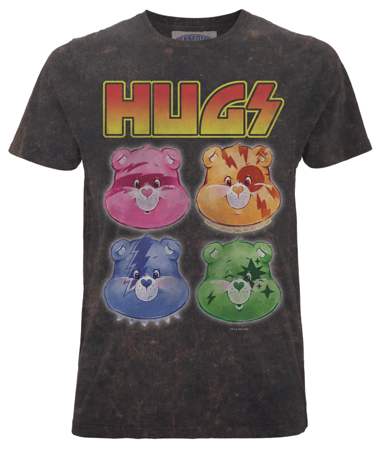 Care Bears Hugs Washed Black Tee | HMV Store