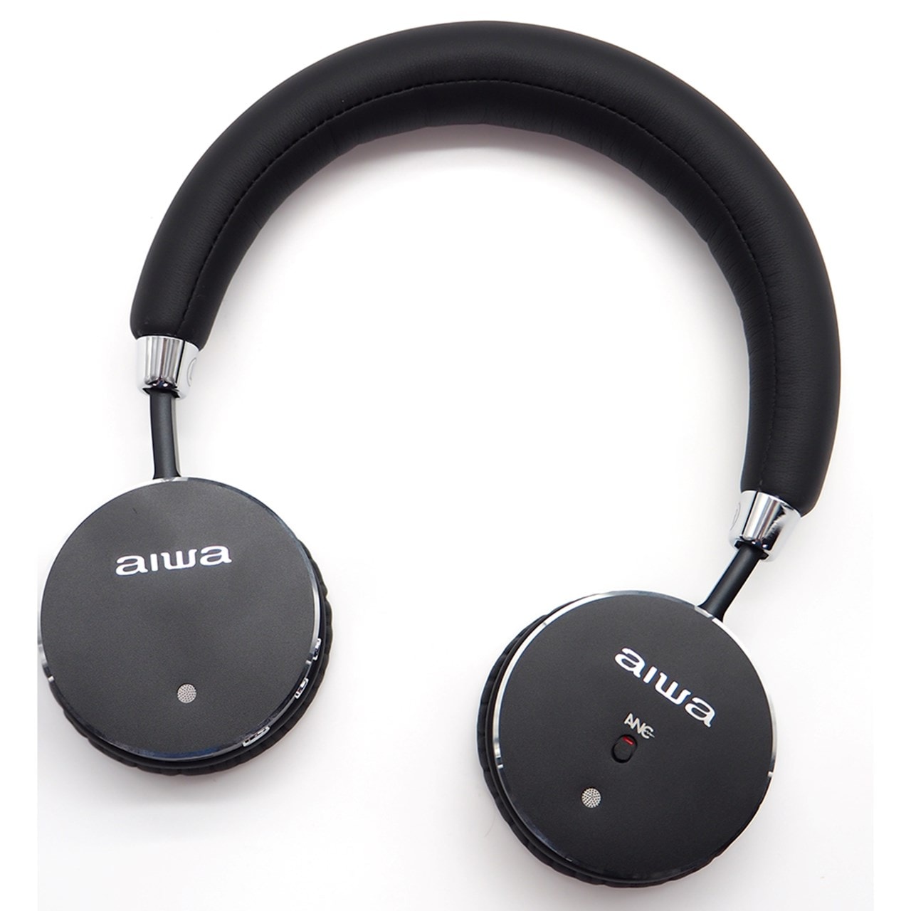 Aiwa HSTBTN-800 Black Active Noise Cancelling Bluetooth Headphones ...