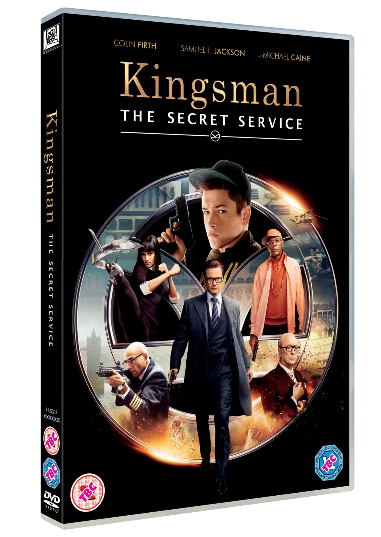 Kingsman DVD The Secret Service | 2014 Movie (Taron Egerton Film) | HMV ...