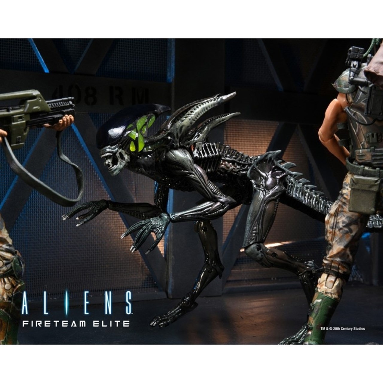 Spitter Alien Aliens Fireteam Elite Neca 7" Figure | Figurine | Free ...