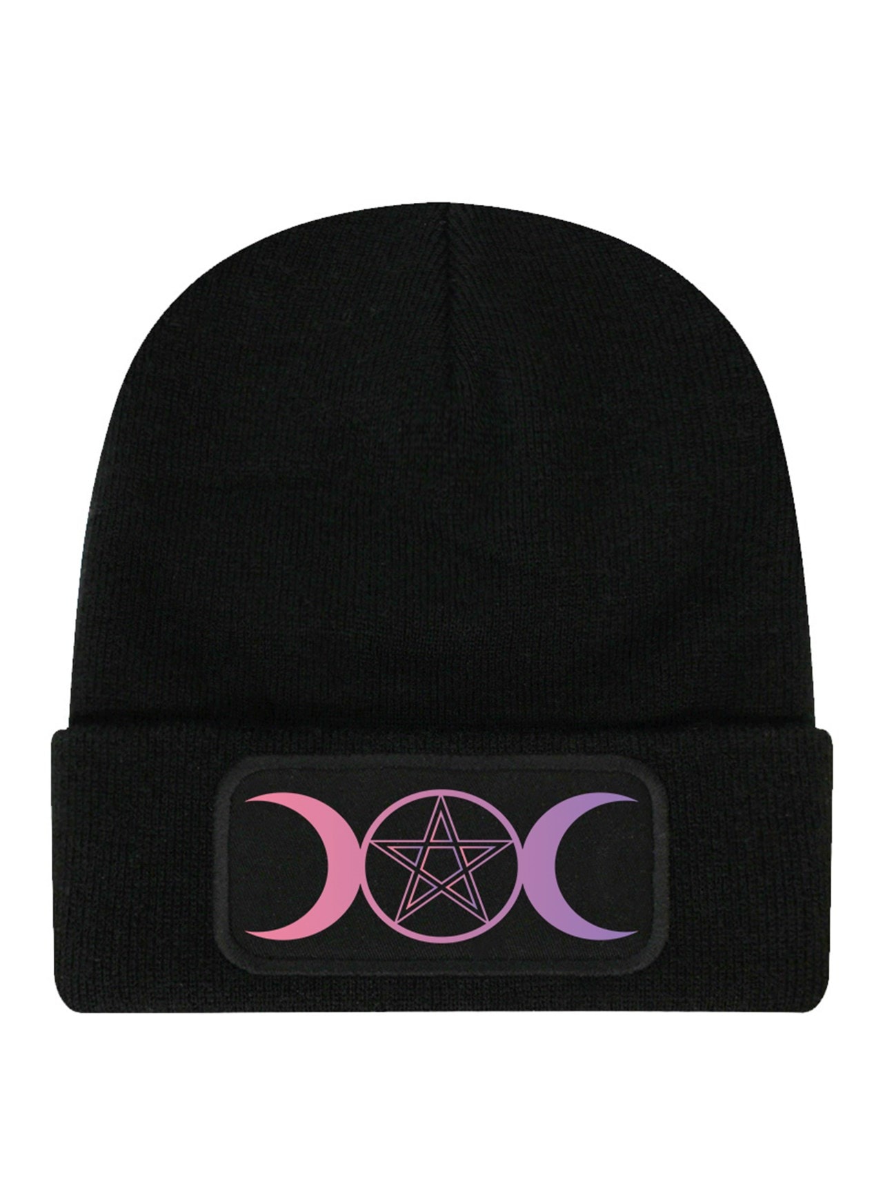 Triple Moon Black Beanie | Beanie | Free shipping over £20 | HMV Store