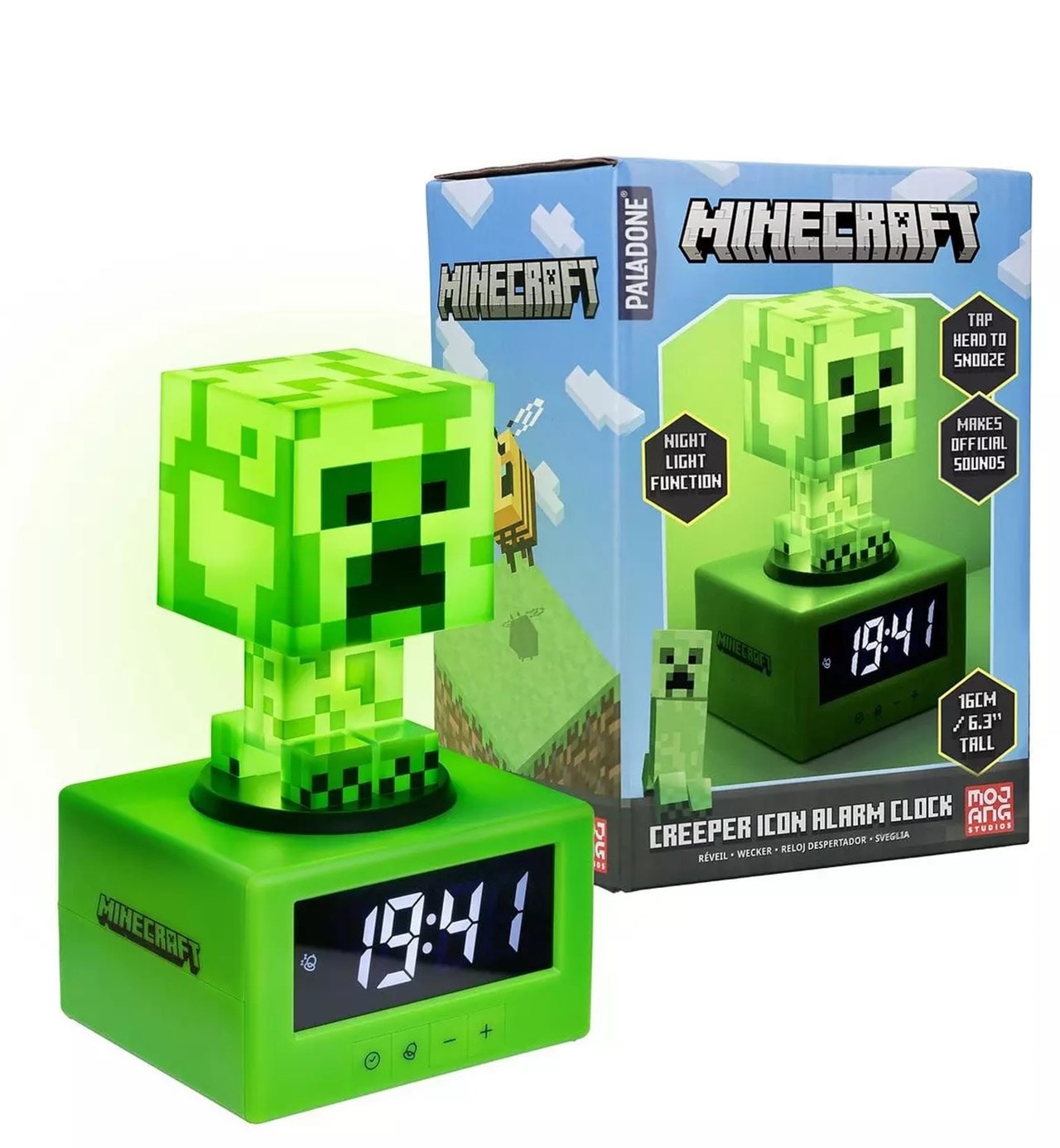 Creeper Minecraft Alarm Clock | Alarm Clock | Free shipping over £20 ...