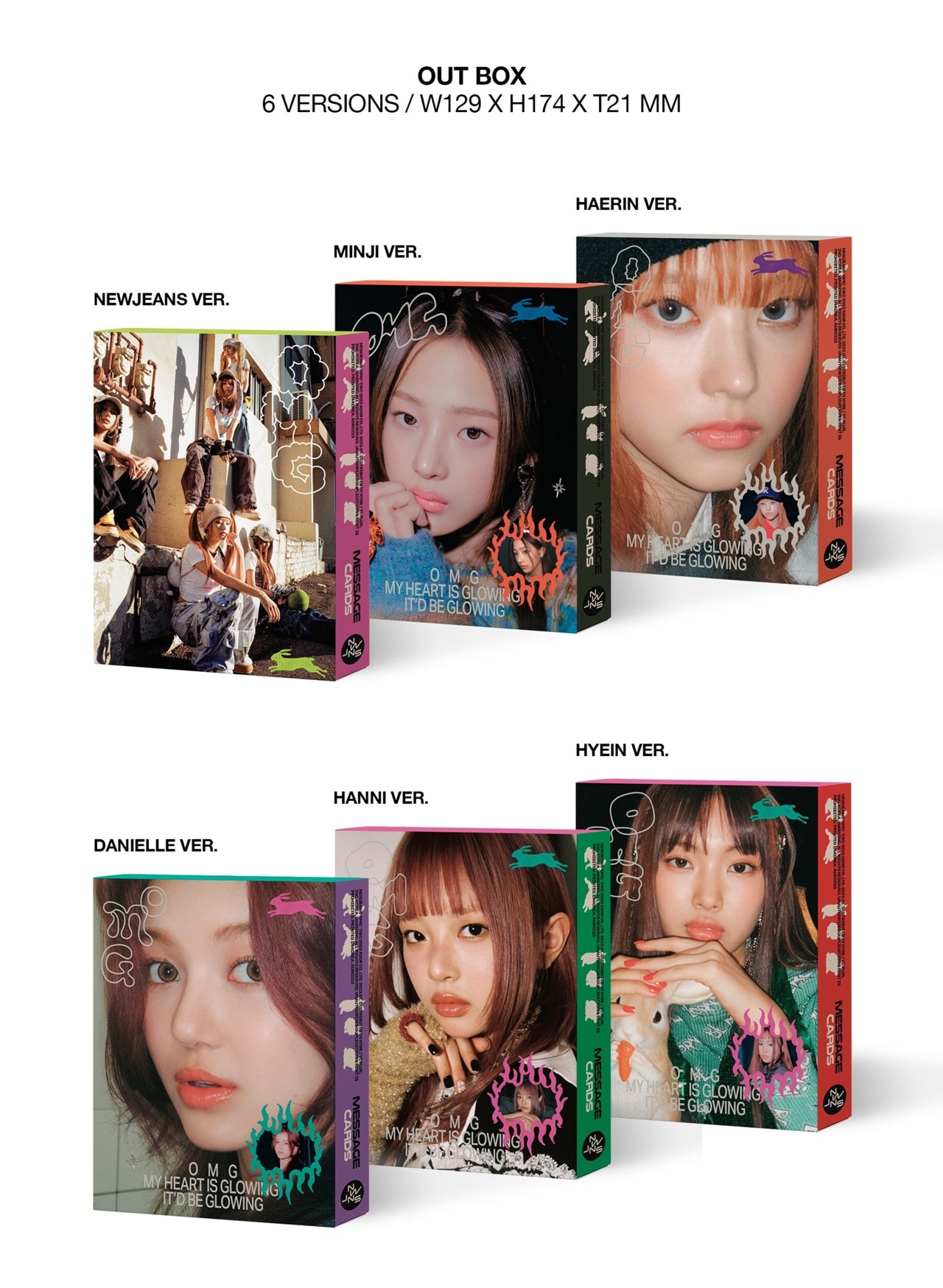 OMG (NewJeans Version) (1 of 6 versions) | CD Single | Free shipping ...