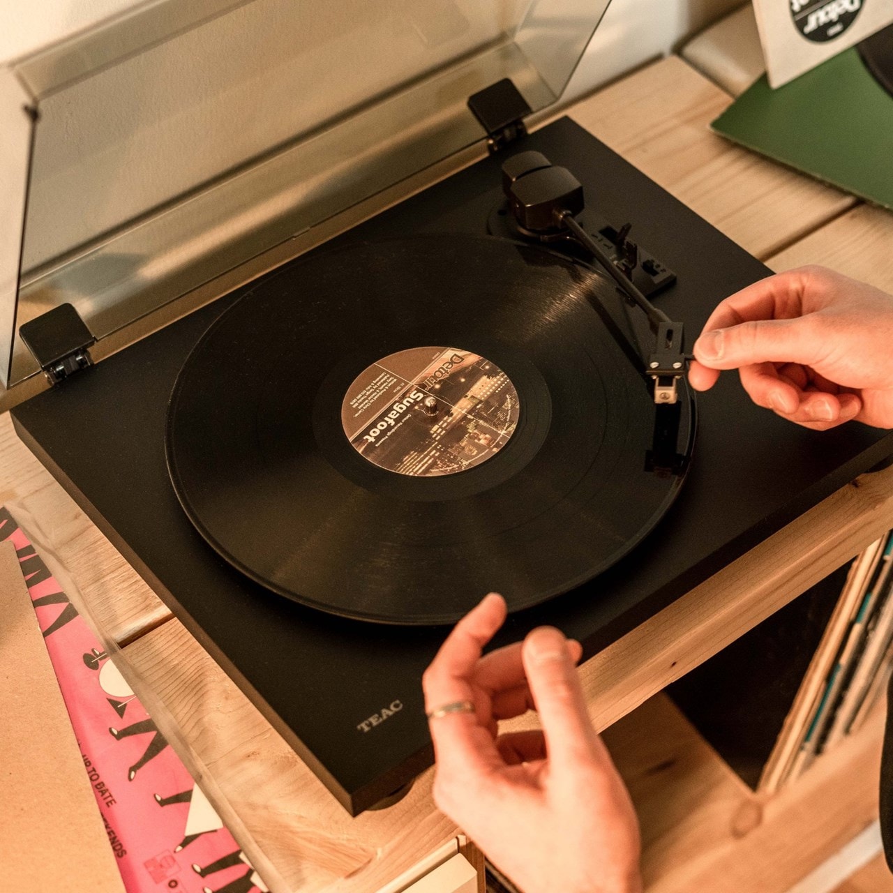 Teac TN-180BT Black Bluetooth Turntable | Turntables | Free shipping ...