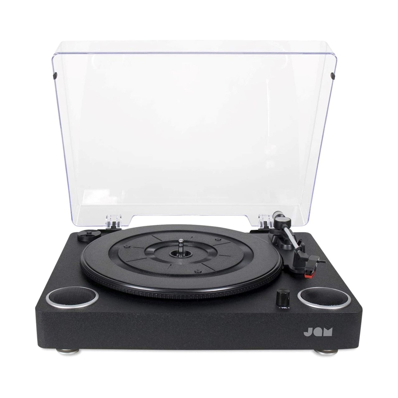 Jam Sound Black Turntable | Portable Vinyl Record Player | HMV Store