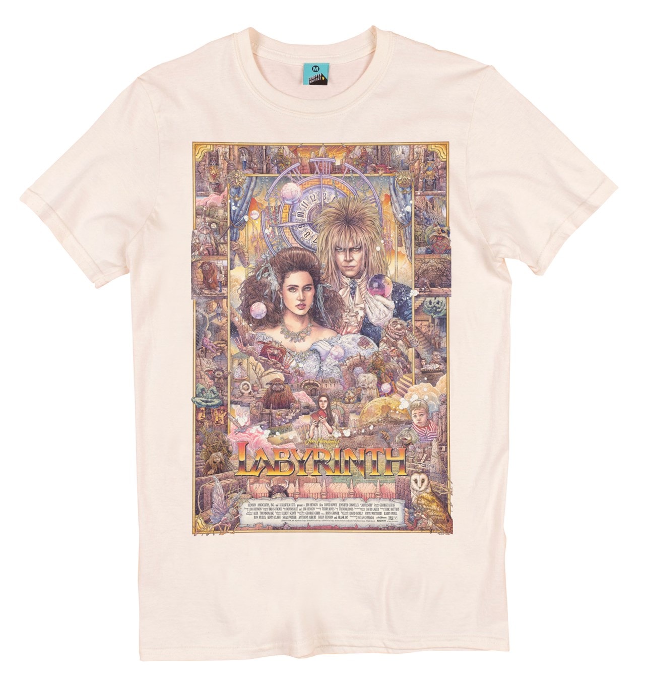 Labyrinth Illustrated Poster hmv Exclusive Truffle Shuffle Tee | T ...