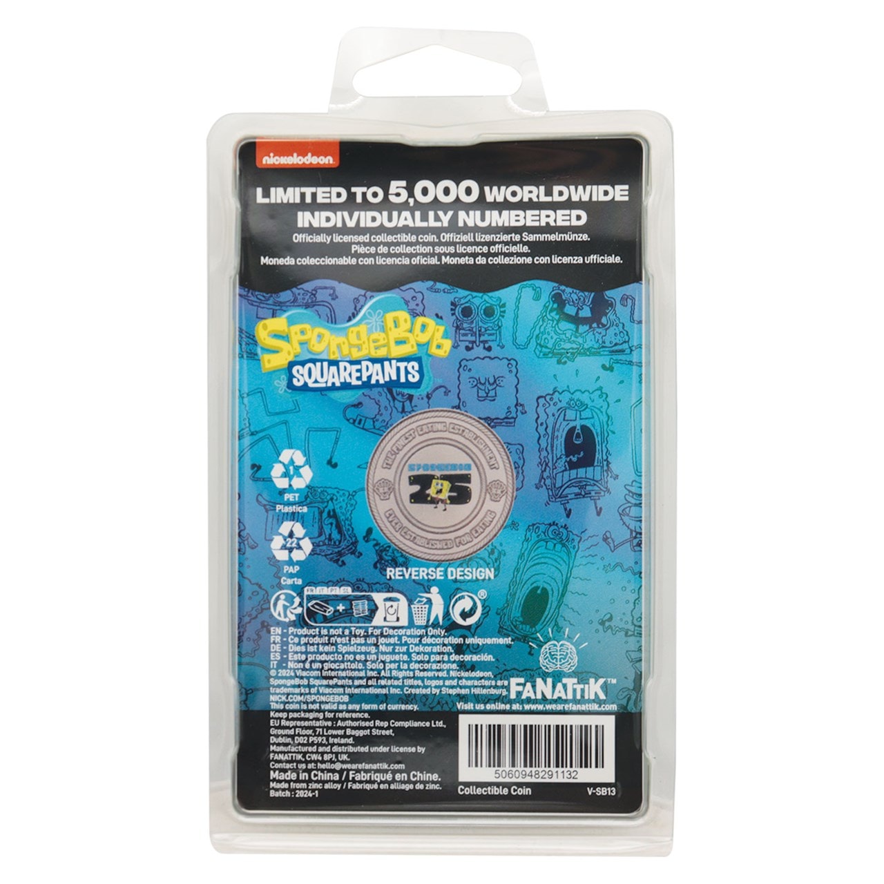 SpongeBob SquarePants 25th Anniversary Coin | Coin | Free shipping over ...