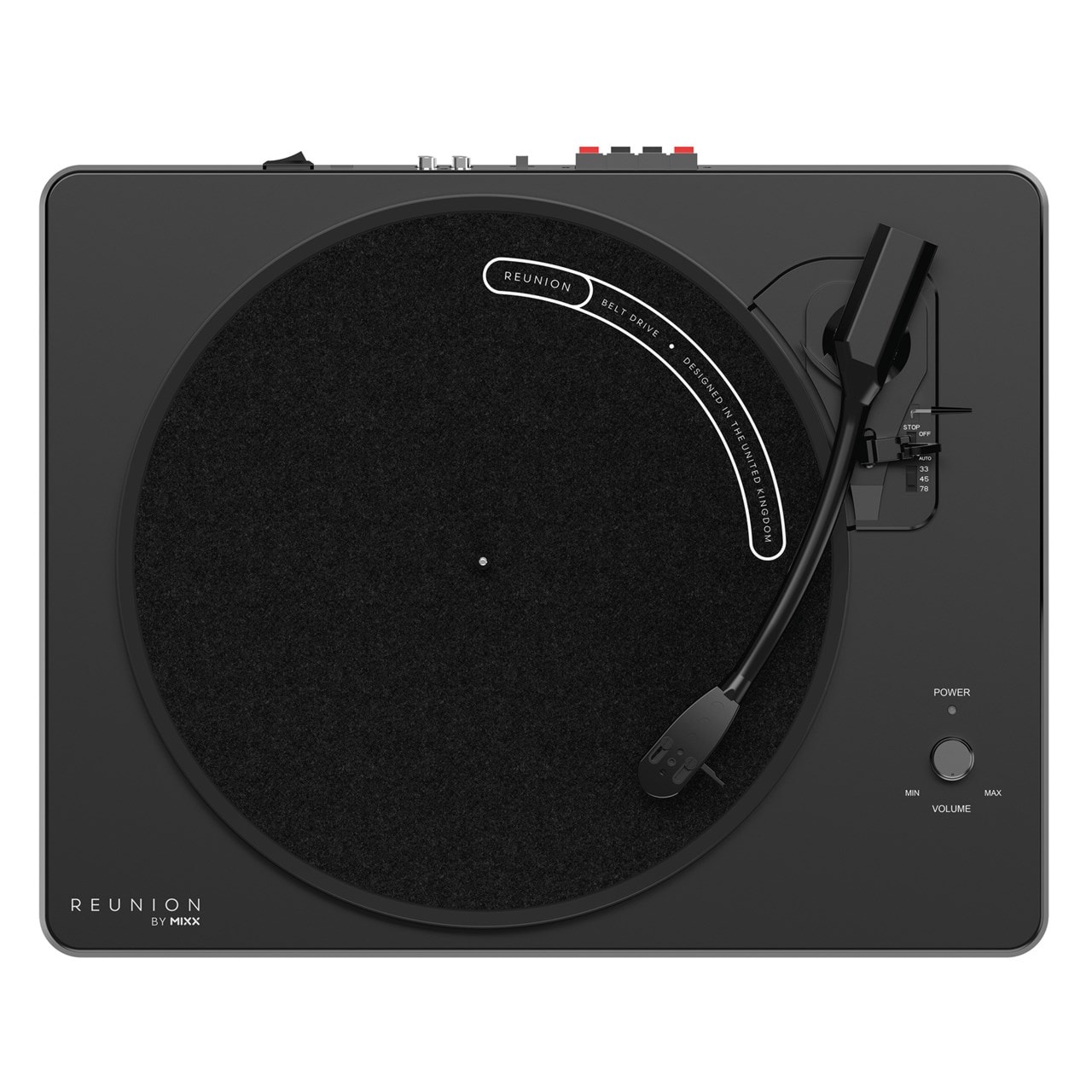 Mixx Audio Reunion Black Bluetooth Turntable & Speakers (hmv exclusive ...