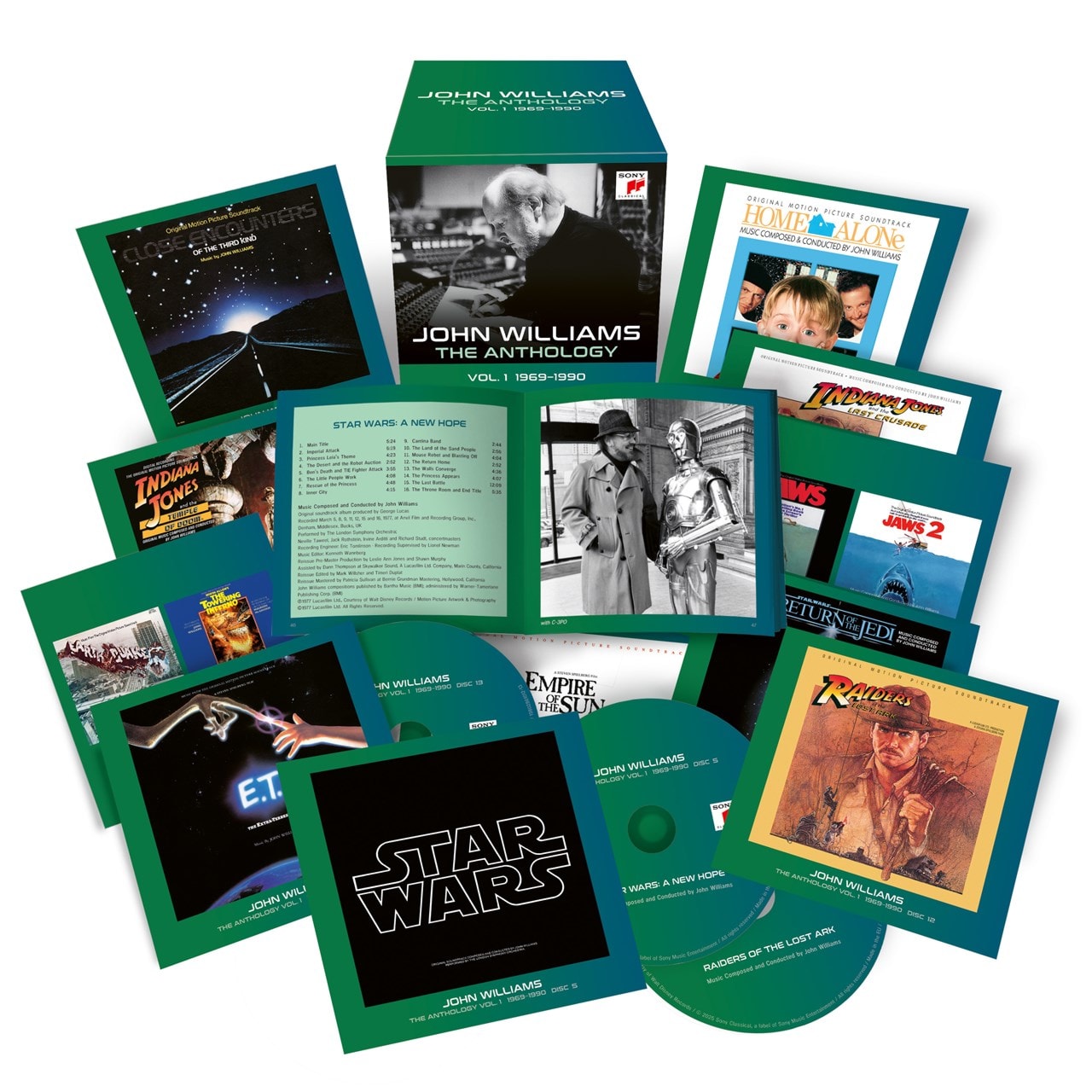John Williams: The Anthology - Vol. 1 1969-1990 | CD Box Set | Free shipping over £20 | HMV Store