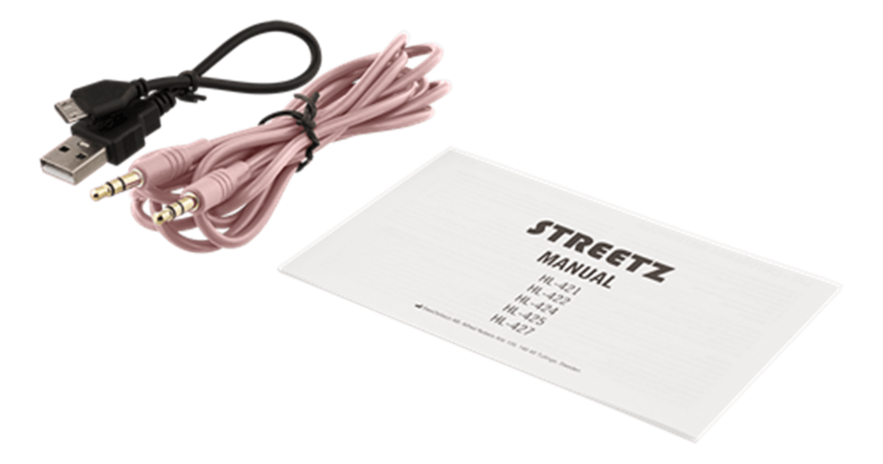 Streetz HL-BT402 Pink Bluetooth Headphones | Headphones | Free shipping ...