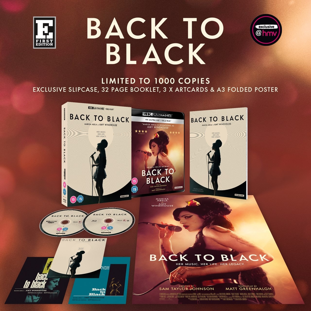 Back to Black (hmv exclusive) First Edition 4K Ultra HD Blu-ray ...