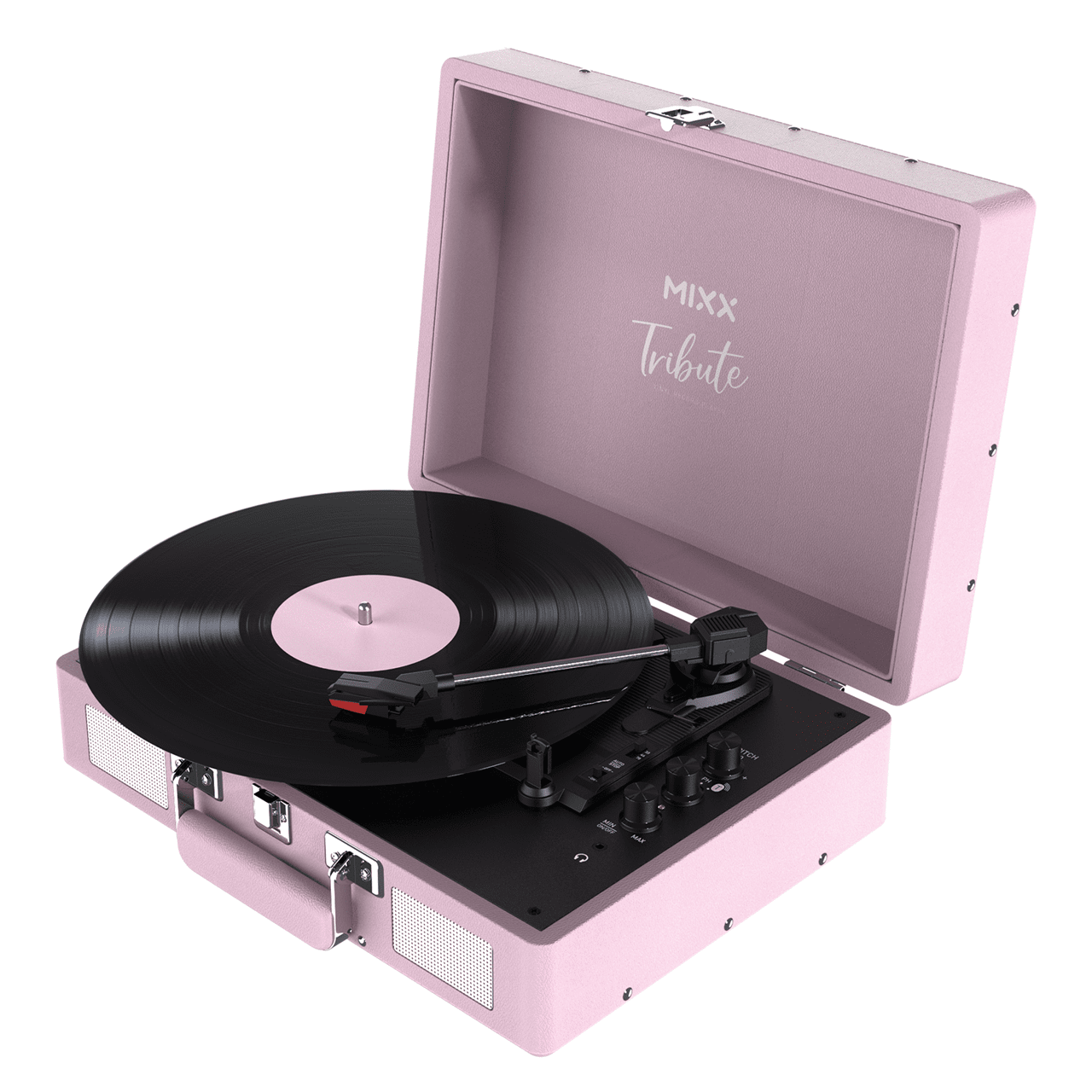Mixx Audio Tribute Pastel Pink Bluetooth Turntable (hmv exclusive ...