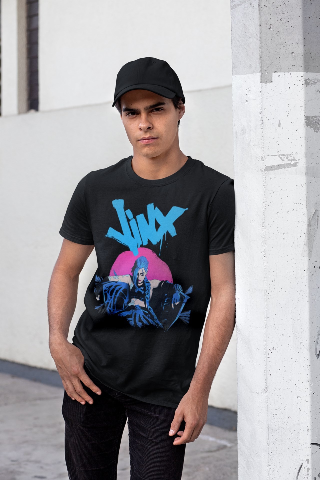 Jinx Chair Arcane Black Tee | T-Shirt | Free shipping over £20 | HMV Store