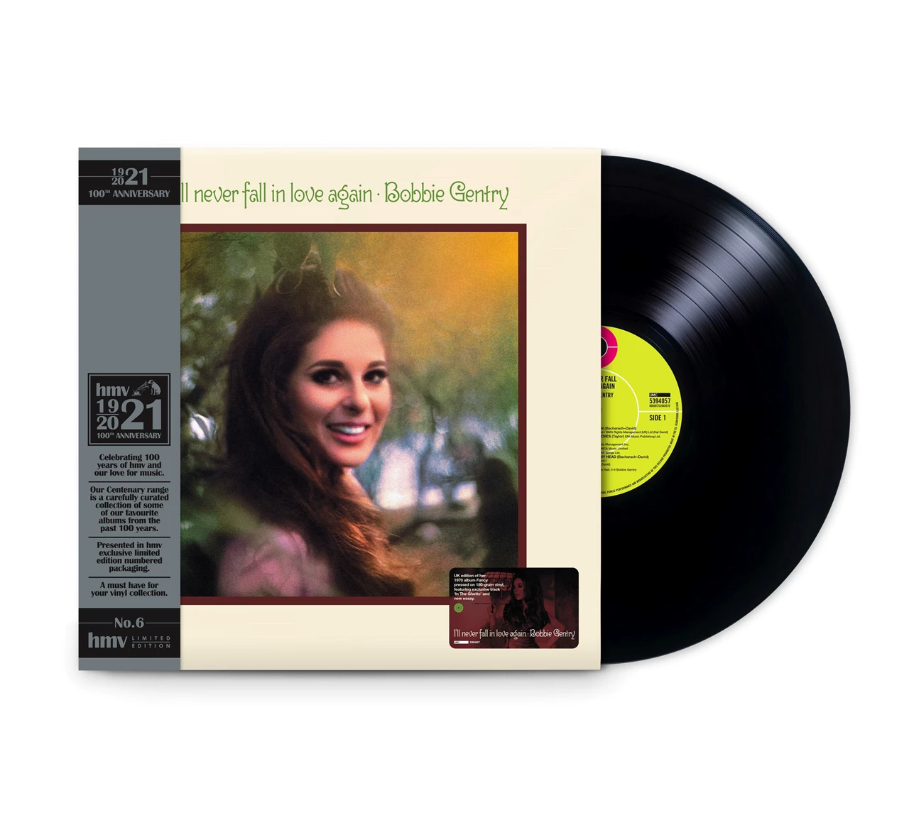 BOBBIE GENTRY - I'll Never Fall In Love Again (HMV Exclusive) (The 1921 ...