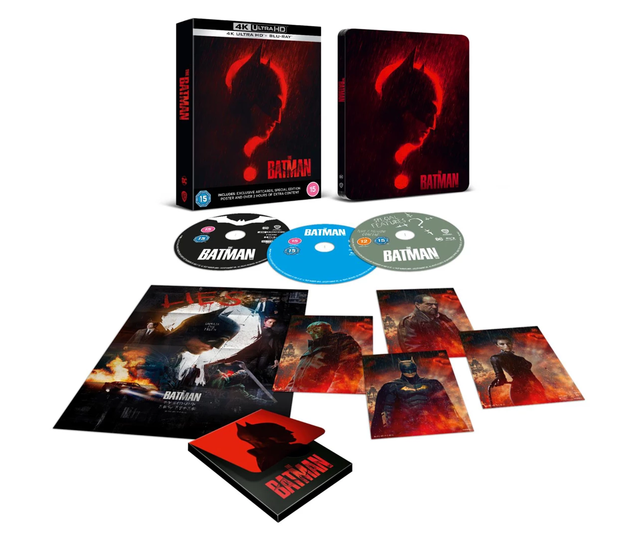 The Batman (HMV Exclusive) Limited Edition 4K Ultra HD Deluxe Steelbook - Preorder : r/Steelbooks