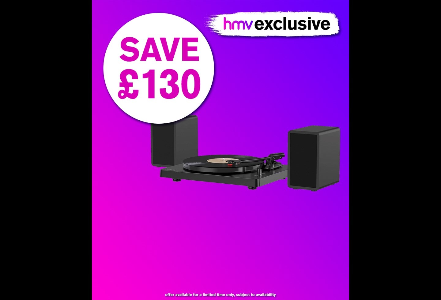 Crosley C62 Walnut Bluetooth Turntable & Speakers | Turntables | Free ...