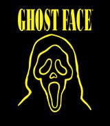 Yellow line Ghost Face Tee | HMV Store