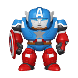 Captain America Mech With Captain America Funko Bitty Bots | Pop Vinyl ...