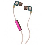 Skullcandy Smokin Buds 2.0 Pine/Mustard/Pink Earphones W/Mic | HMV Store