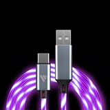 Vybe Light-Up Purple USB-C Cable 3m | USB-C Cables | Free shipping over ...
