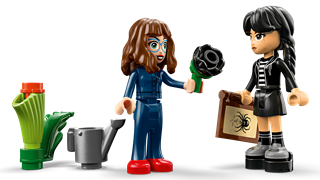 Black Dahlia Flower Wednesday LEGO | LEGO | Free shipping over £20 ...