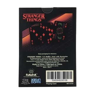 Stranger Things Playing Cards | Playing Cards | Free shipping over £20 ...