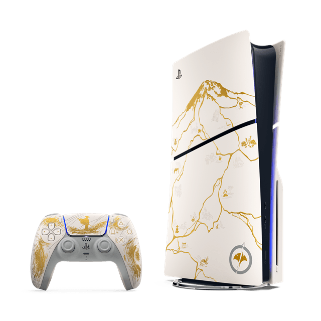 PlayStation 5 Console - Ghost of Yotei Gold Limited Edition Bundle (PS5) | HMV Store