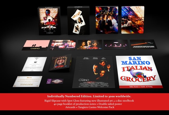 Casino Ultimate Collector’s Edition 4K & Blu-Ray Steelbook | HMV Store