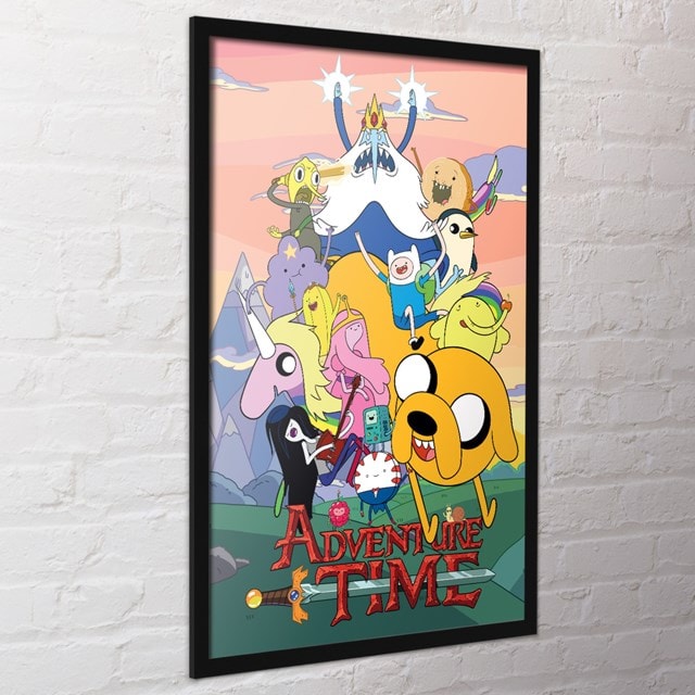 Group Adventure Time 60cm x 90cm Framed Maxi Poster | Wall Art | Free ...