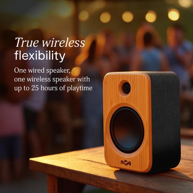 House Of Marley Get Together Duo 2 Bluetooth Bookshelf Speakers | HMV Store