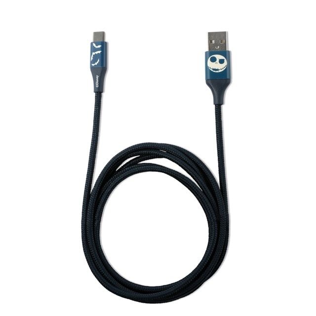 Nightmare Before Christmas Jack Bats USB-C Cable 2M | USB-C Cables ...