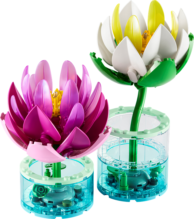 Water Lilies LEGO Botanicals | LEGO | Free shipping over £20 | HMV Store