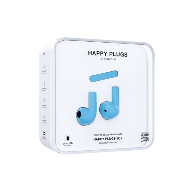 Happy Plugs Joy Blue True Wireless Bluetooth Earphones | HMV Store