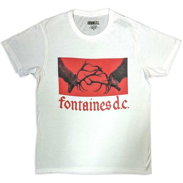 Fontaines DC Clashing Stags Tee | T-Shirt | Free shipping over £20 ...